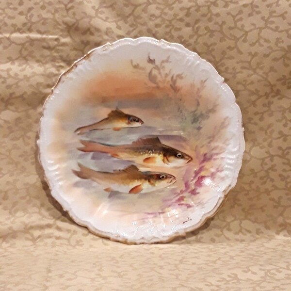 Limoges Fish Plates - Etsy