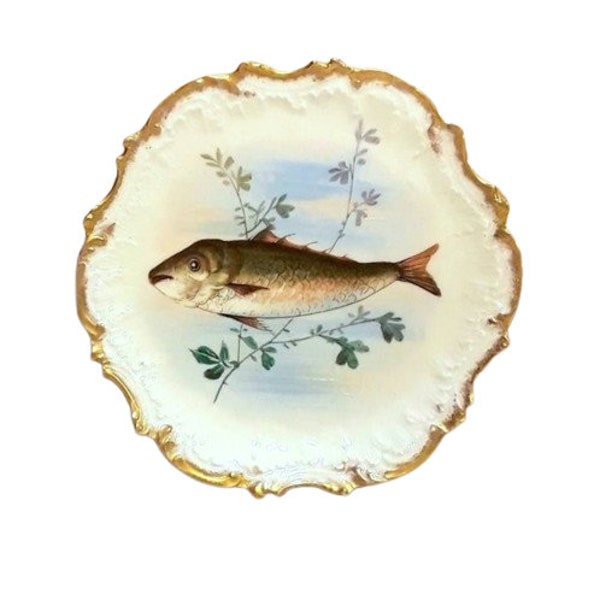 Limoges Fish Plates - Etsy