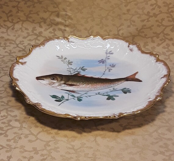Antique Fish Plates