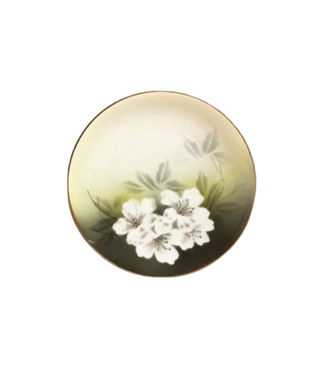 Antique RS Germany Plate 6.25" White Flowers Victorian Shabby Cottage ...