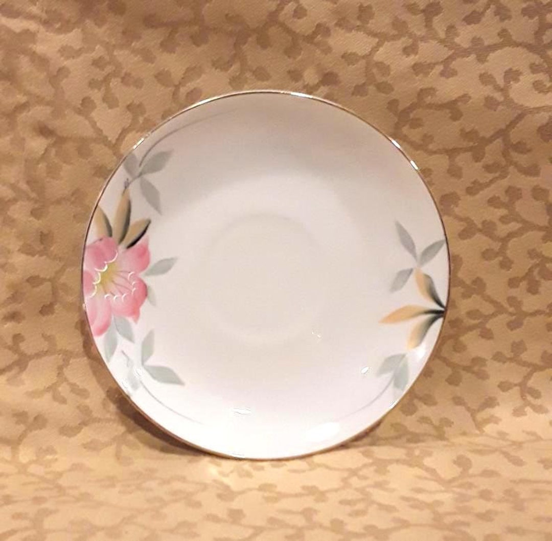 Set of 5 Vintage Noritake Azalea Pattern Saucers 1920s 1930s Hand ...