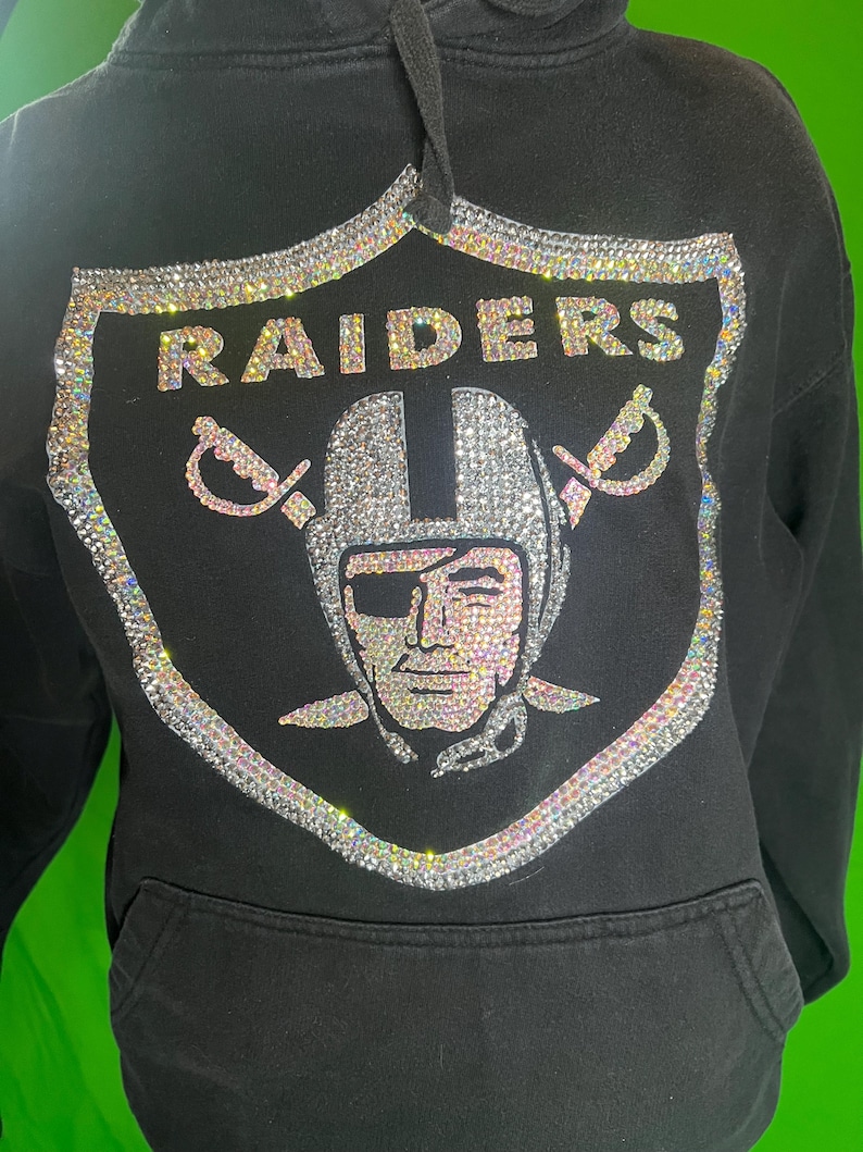 Los Angeles Raiders Blinged Out Sweatshirt - Etsy