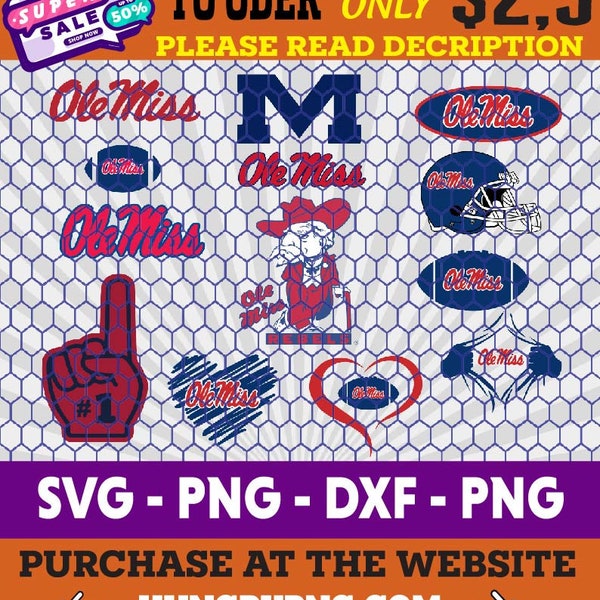 Ole Miss Logo Png - Etsy