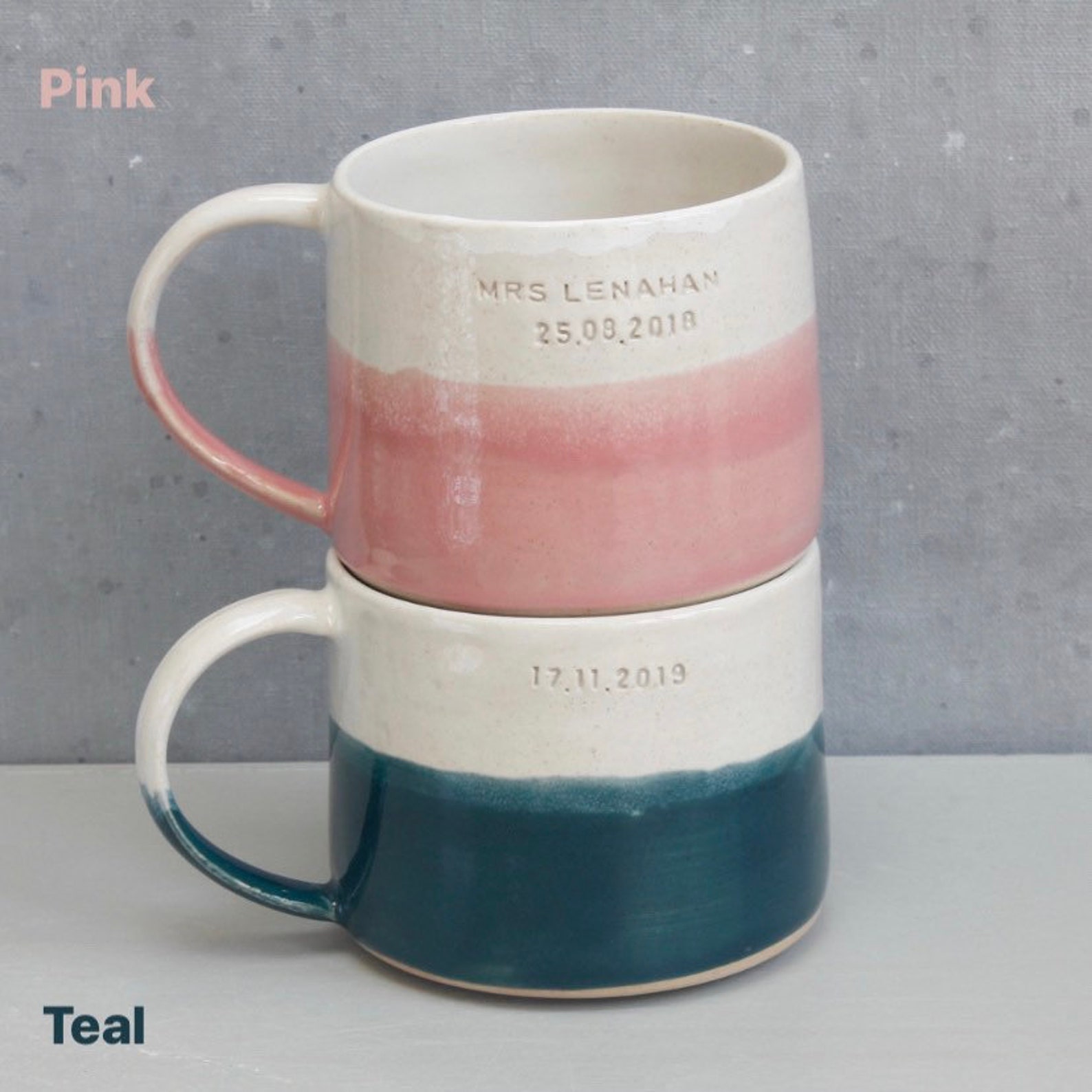 Personalised Ceramic Mug / Handmade Tea & Coffee / Ceramic Mug ...