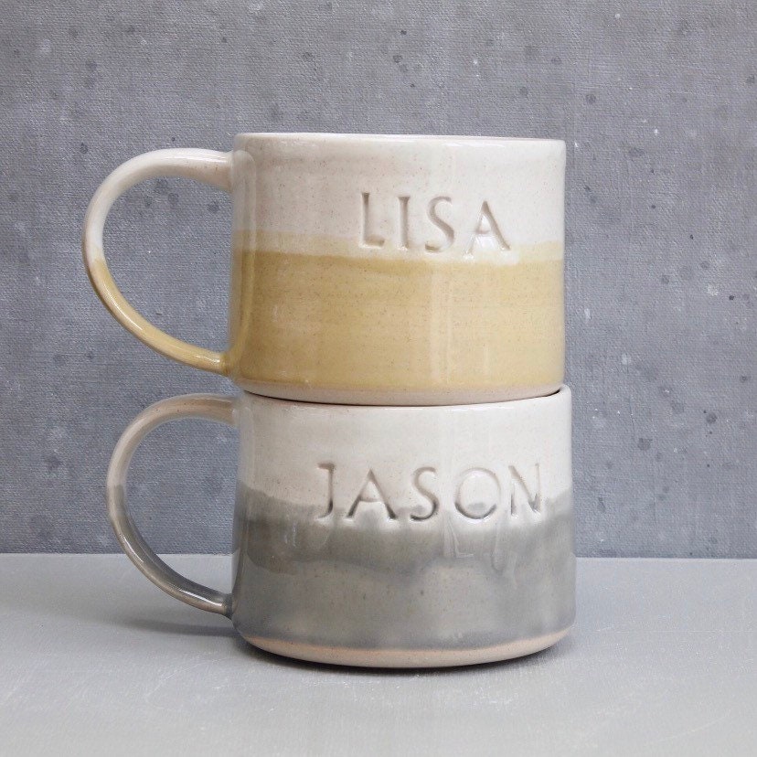 Personalised Ceramic Mug / Handmade Tea & Coffee / Ceramic Mug - Etsy UK
