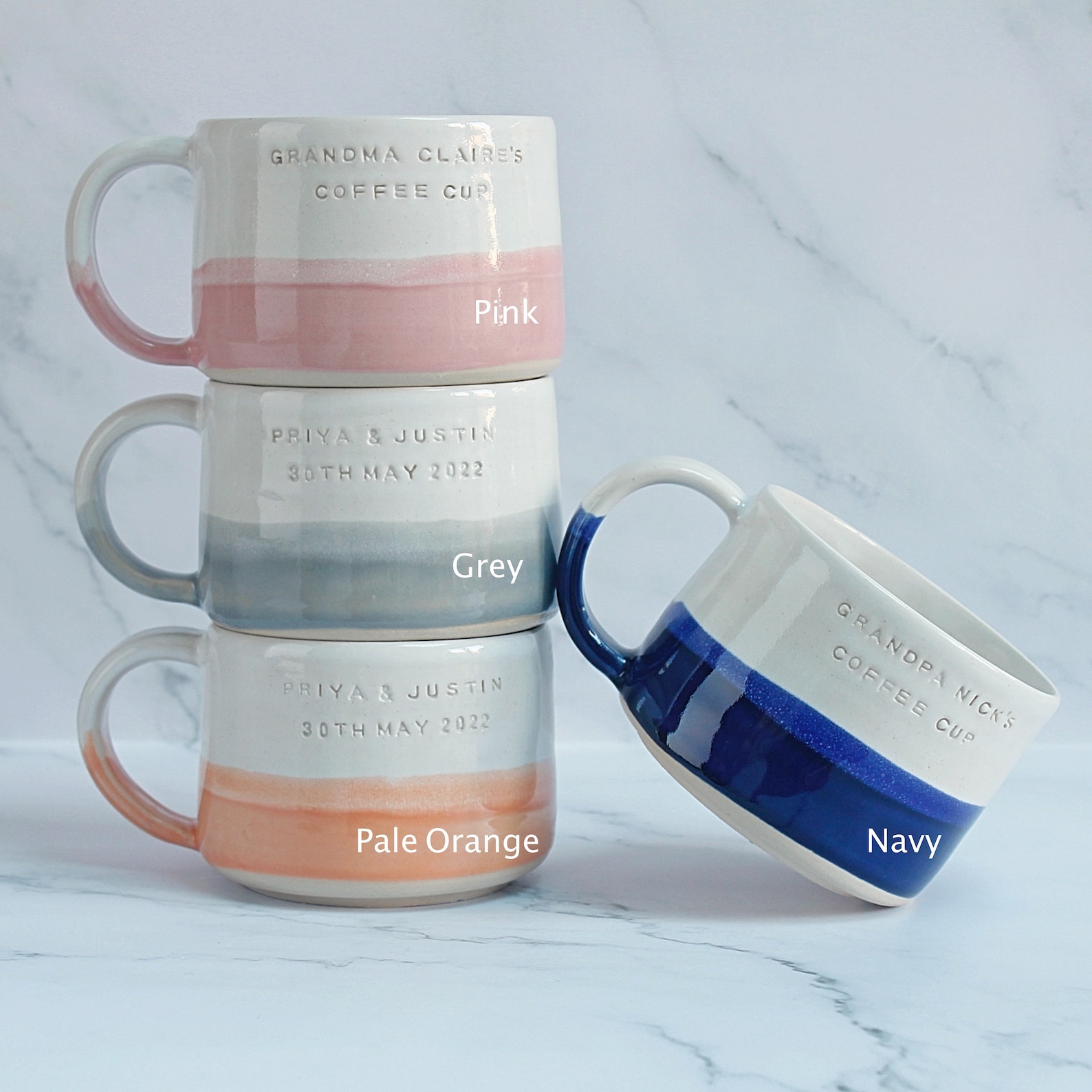 Personalised Ceramic Mug / Handmade Tea & Coffee / Ceramic Mug ...