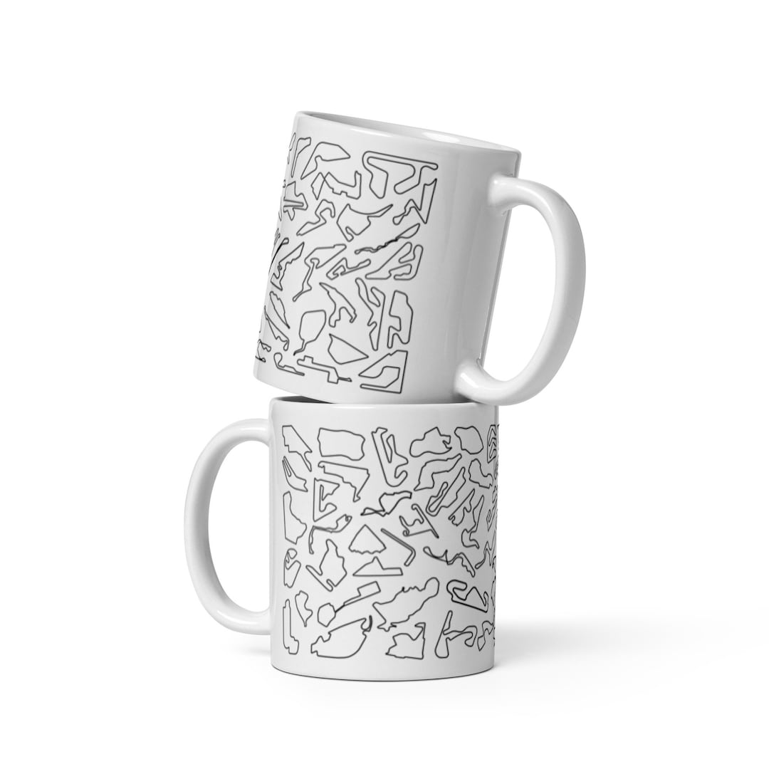 Formula 1 Tracks Mug Formula 1 Circuits F1 Gift Formula 1 - Etsy
