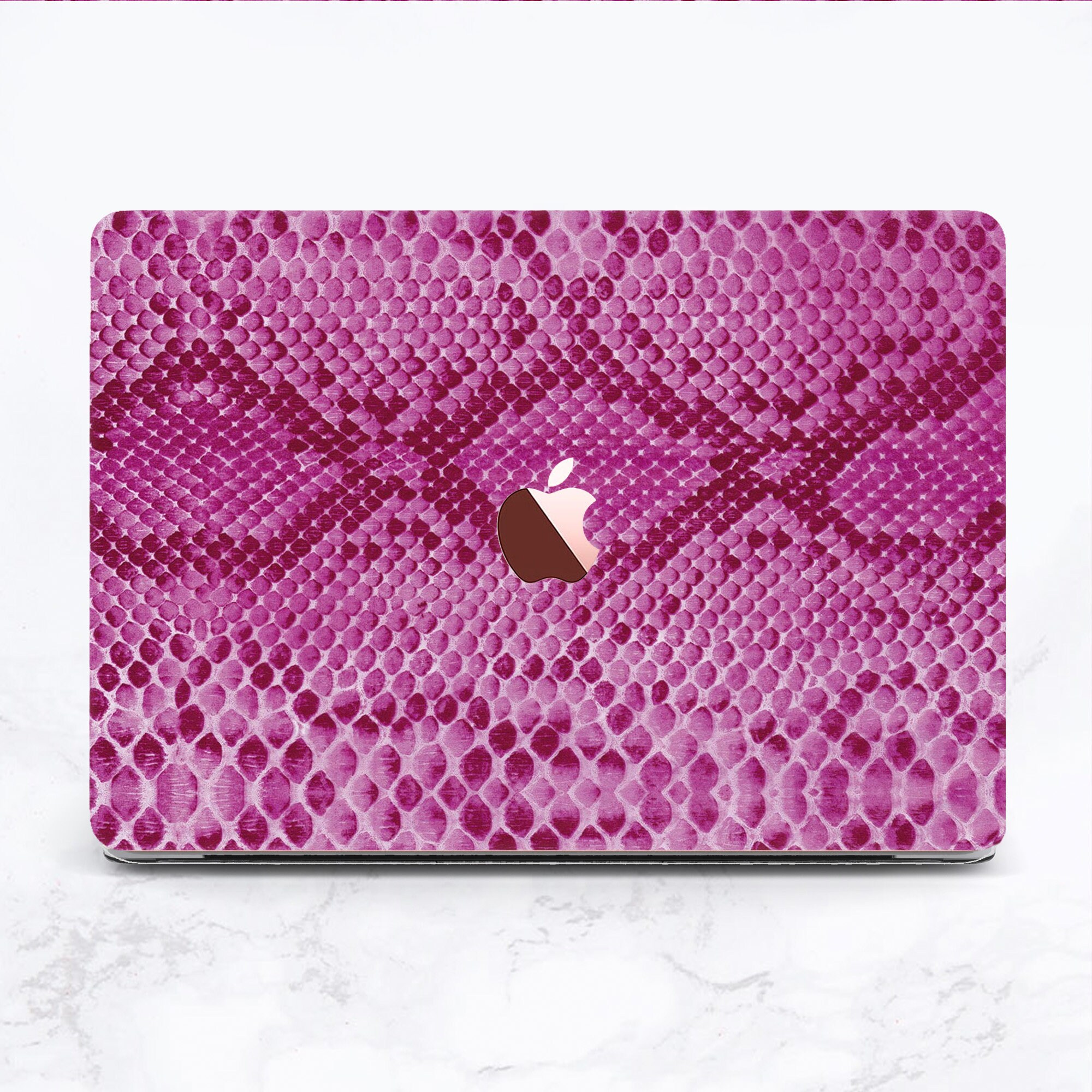 Pink Snakeskin Macbook Case Pink Snake Macbook Air Case 13 | Etsy