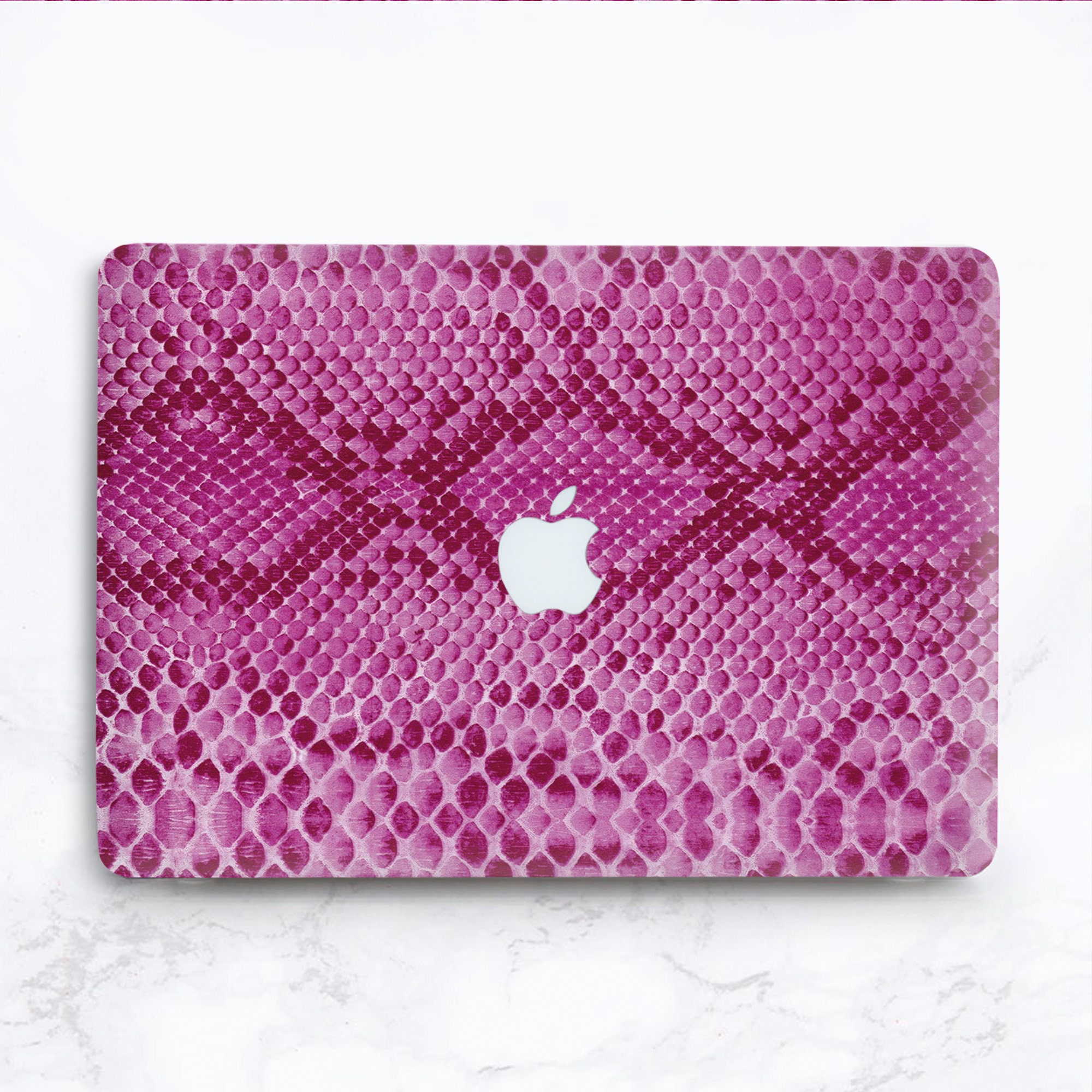 Pink Snakeskin Macbook Case Pink Snake Macbook Air Case 13 | Etsy