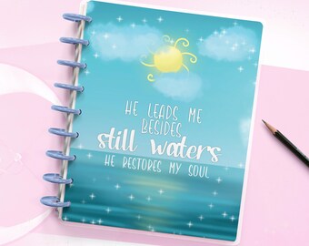 Watercolor Christian Disc Bound Planner Cover - for Classic, Mini or ...
