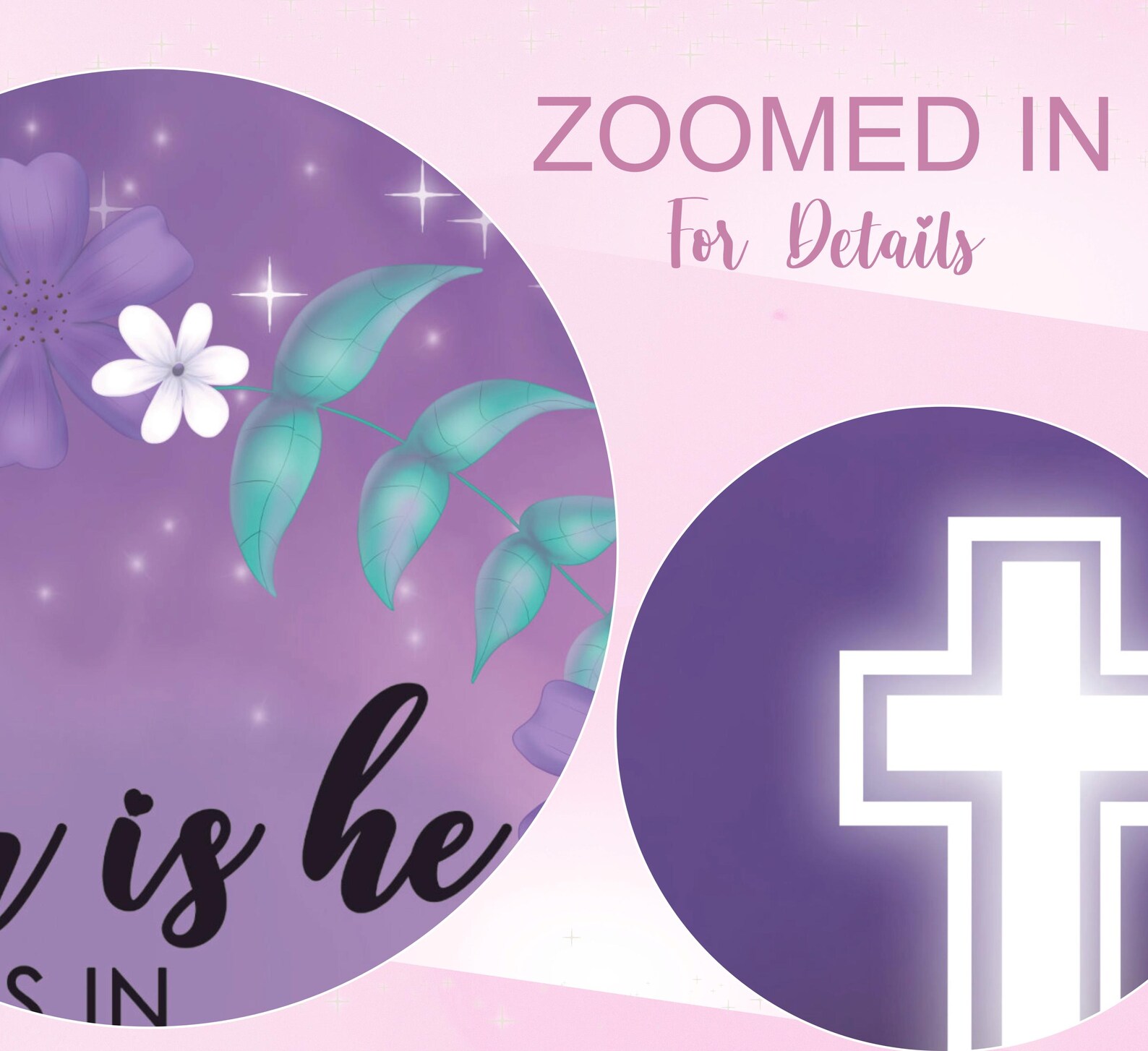 Watercolor Christian Disc Bound Planner Cover - for Classic, Mini or ...