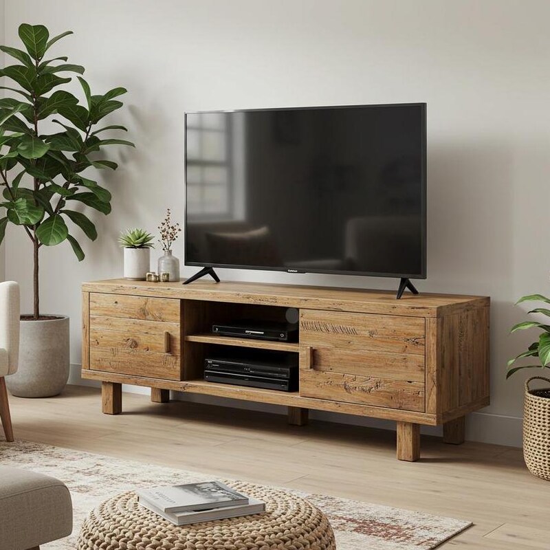 Reclaimed Wood Tv Stand - Etsy