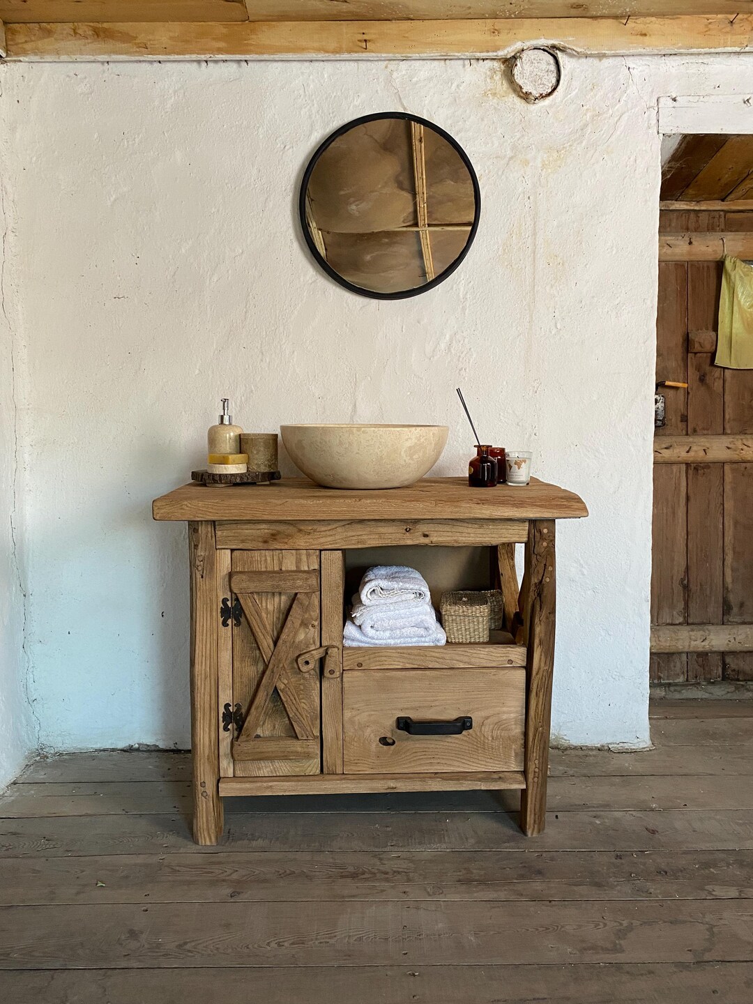 Rustic Barnwood Bathroom Vanity