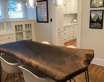 Live Edge Bar Table - Etsy