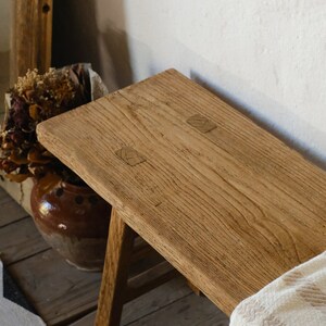 Handcrafted Entryway Bench, Rustic Reclaimed Wood Bench, Farmhouse ...