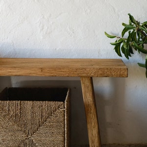 Handcrafted Entryway Bench, Rustic Reclaimed Wood Bench, Farmhouse ...