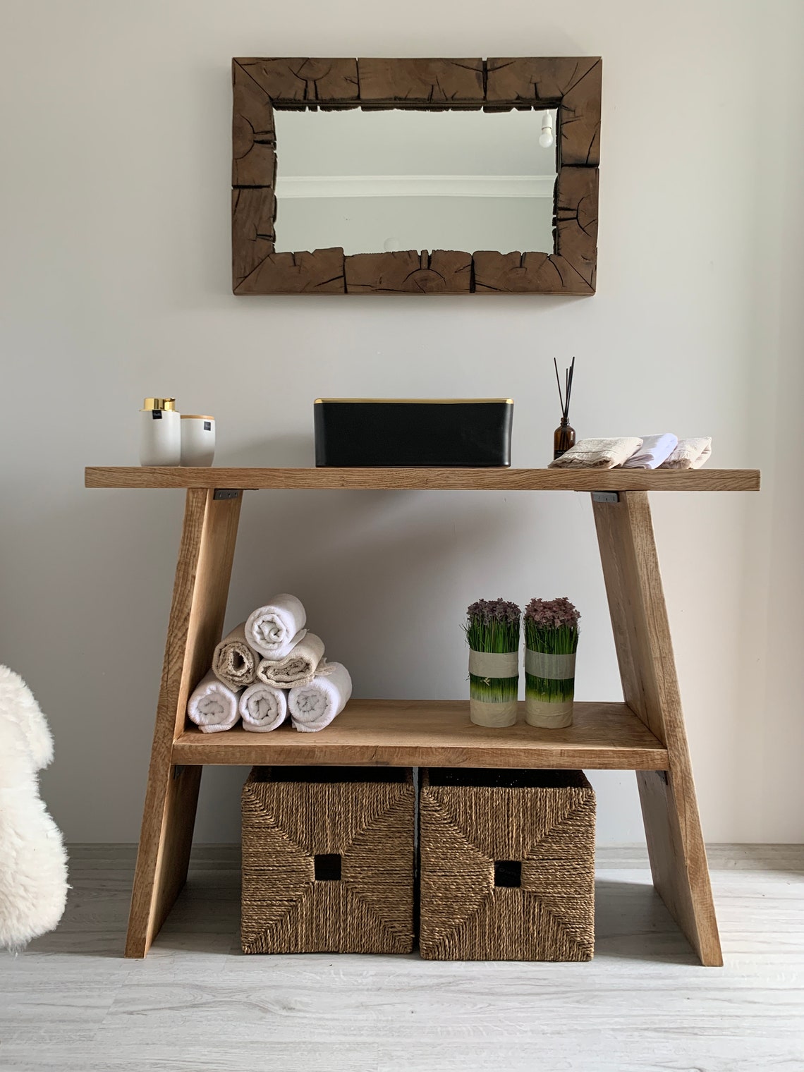 Bathroom Vanity Wood Counter