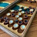 Backgammon Set/board Epoxy Resin River Backgammon Wood/wooden - Etsy