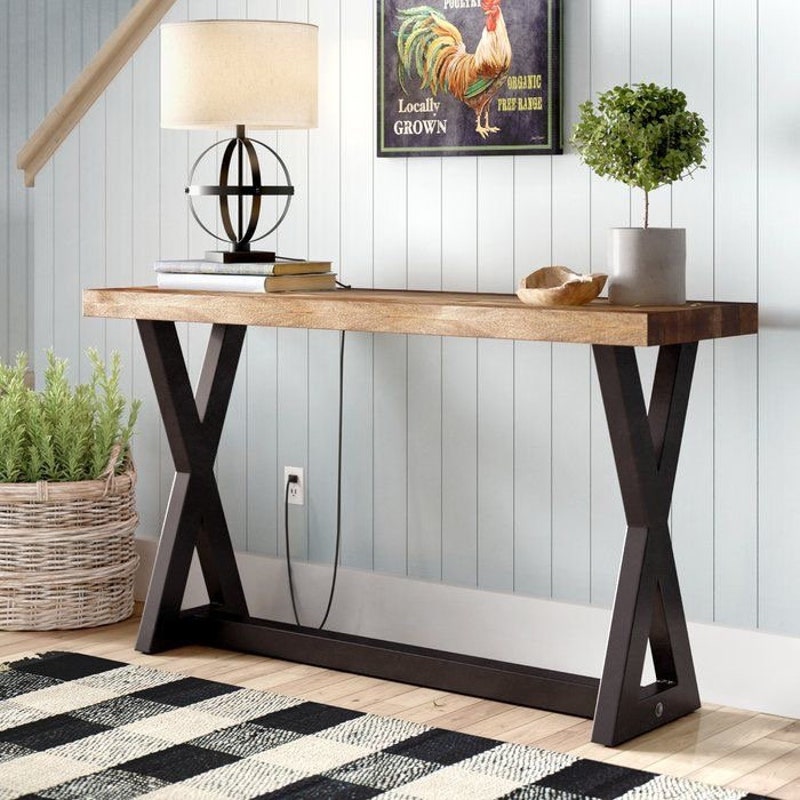 Blue Console Table - Etsy