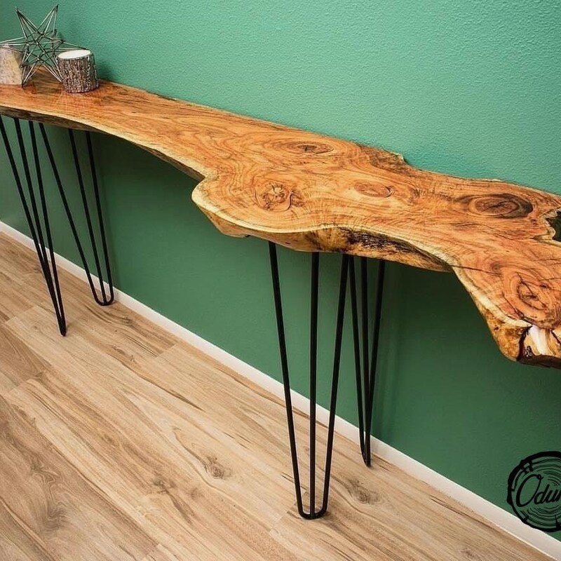 Live Edge Console - Etsy