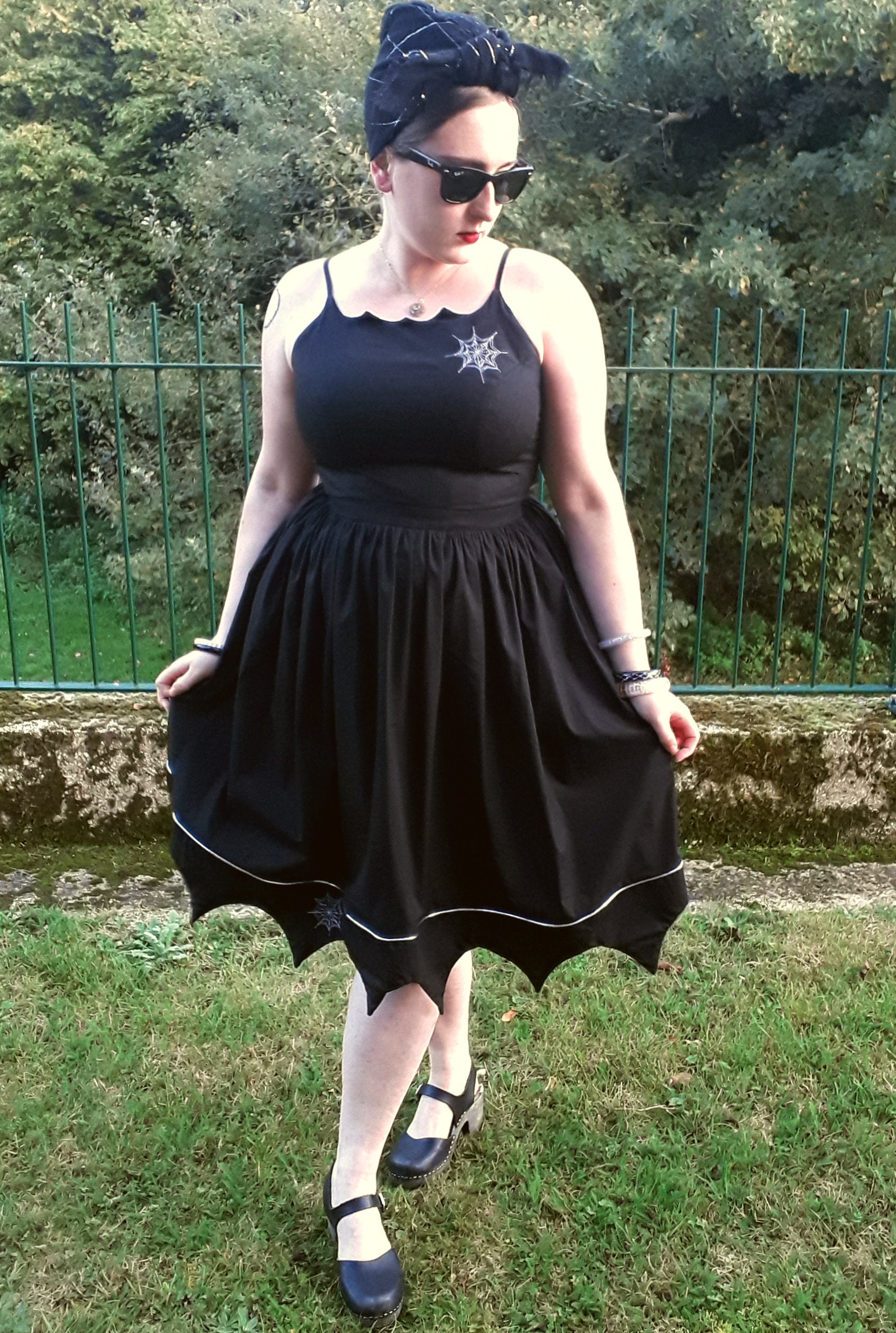 Spiderweb Crop Cami Halloween Retro Goth Bustier/basque Fit - Etsy