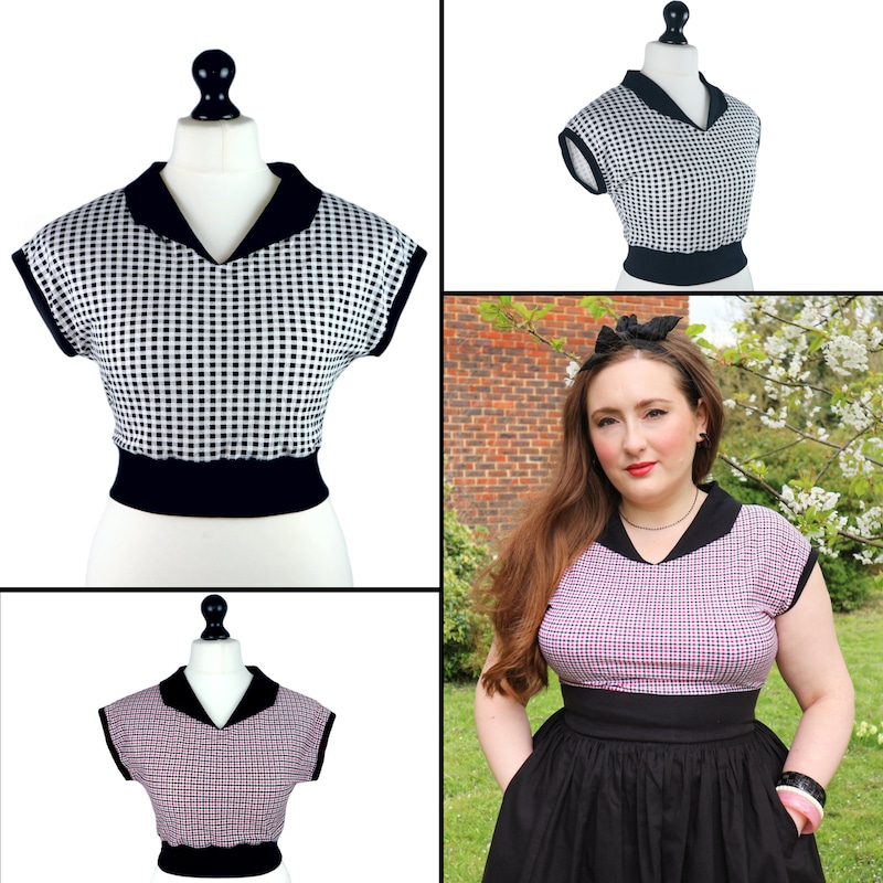 Rockabilly Crop Top - Etsy