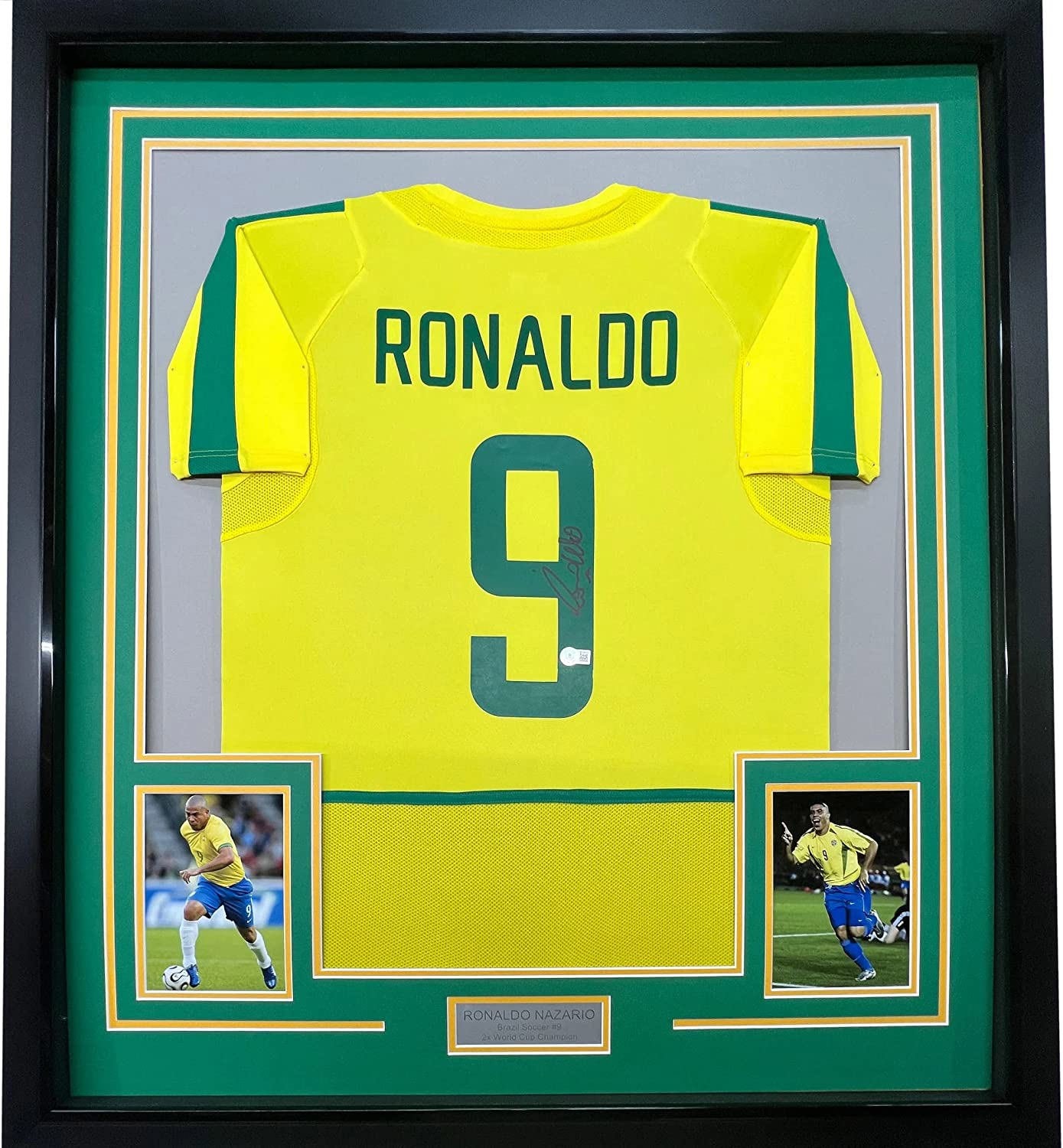 Framed Custom Frame Your Jersey 35x39 Professionally Framed & Matted Deluxe Framing With Photos ...