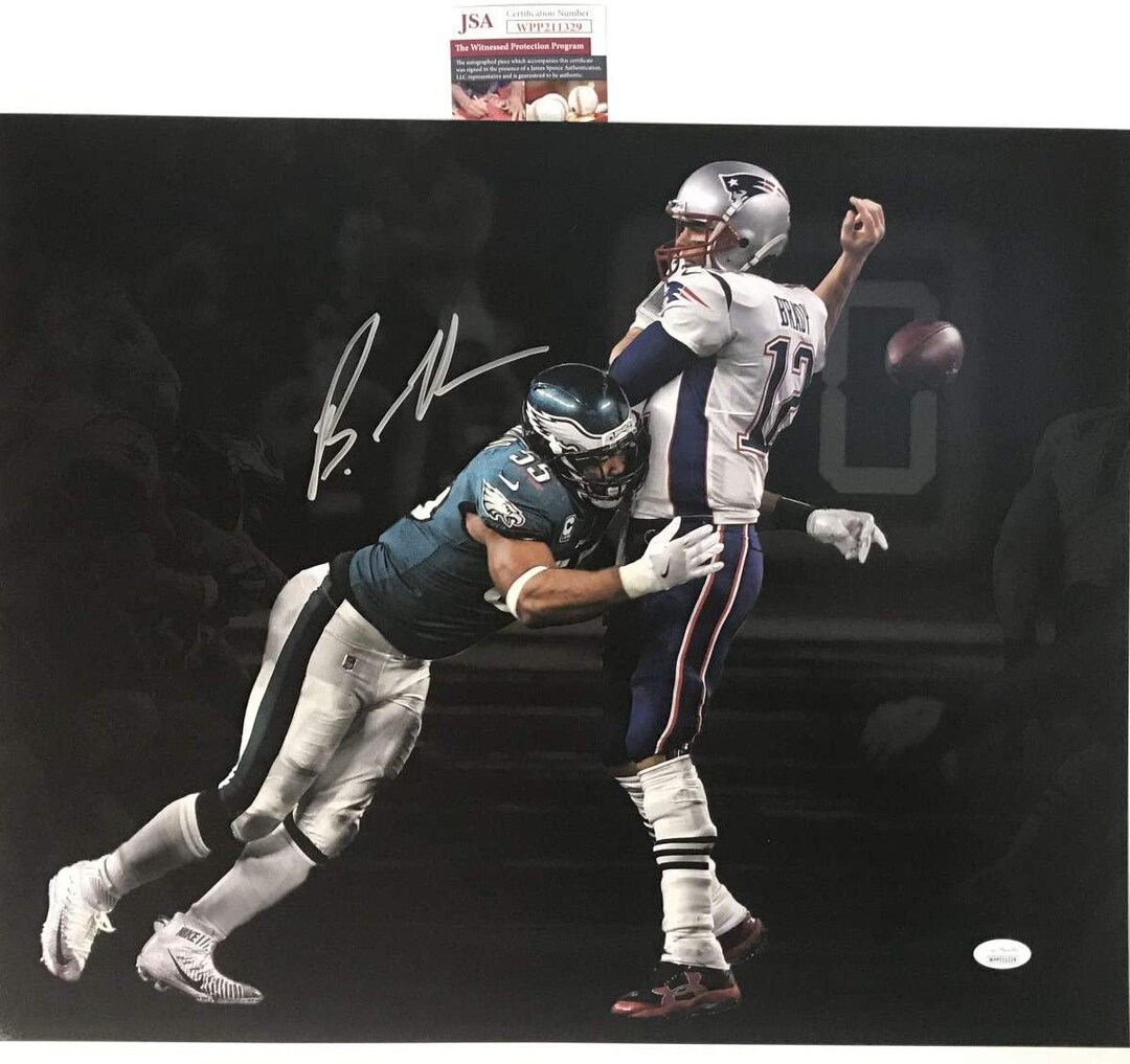 Autographed/signed Brandon Graham Philadelphia Eagles Spotlight Game ...