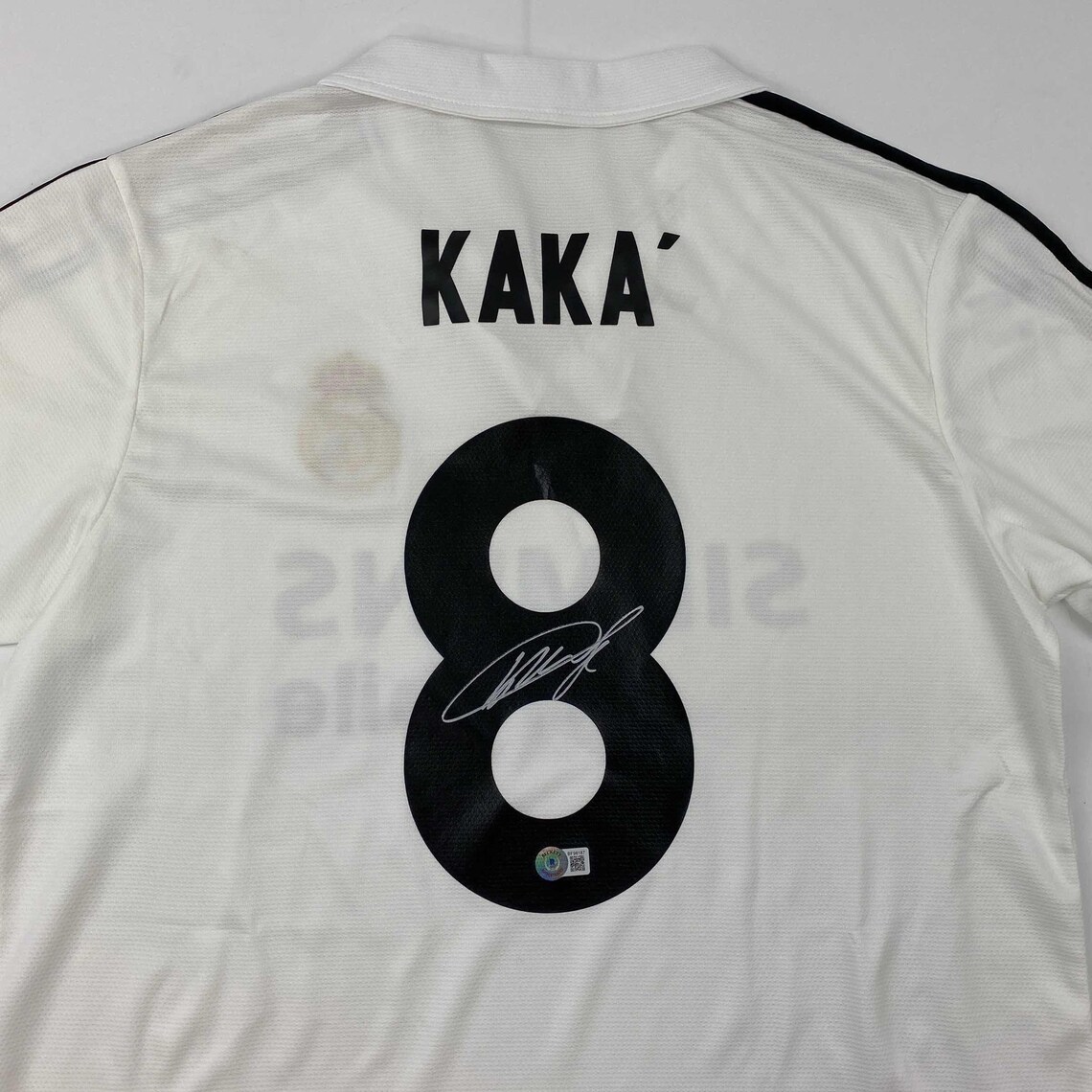Autographed/signed Ricardo Kaka Real Madrid White Soccer Futbol Jersey ...