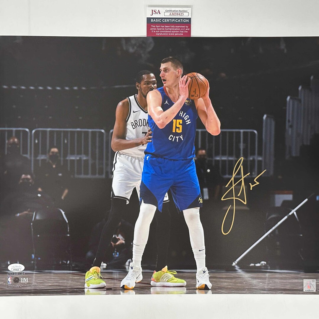 Autographed/signed Nikola Jokic Denver Nuggets 16x20 Basketball Photo ...