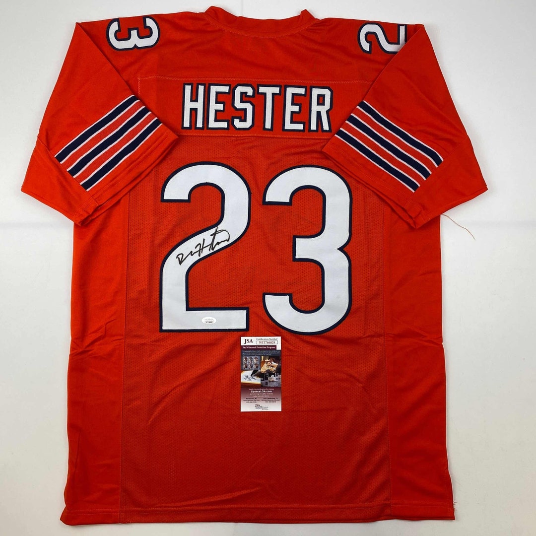 Autographed/signed Devin Hester Chicago Orange Jersey JSA COA - Etsy