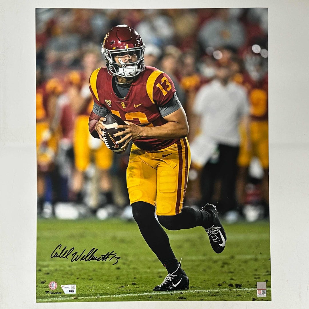 Autographed/signed Caleb Williams USC Trojans 16x20 College Football ...