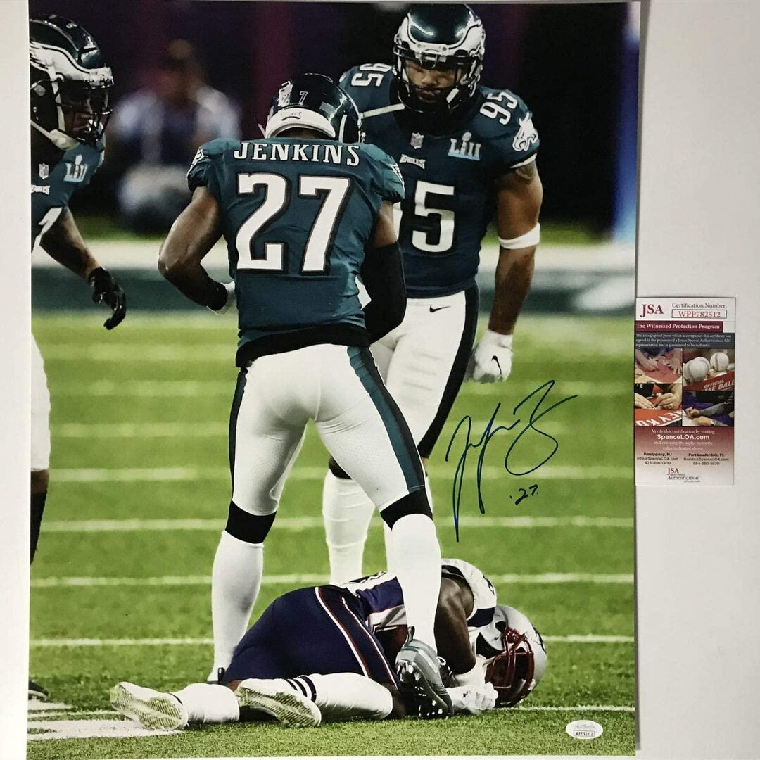 Autographed/signed Malcolm Jenkins Philadelphia Eagles Super Bowl LII ...