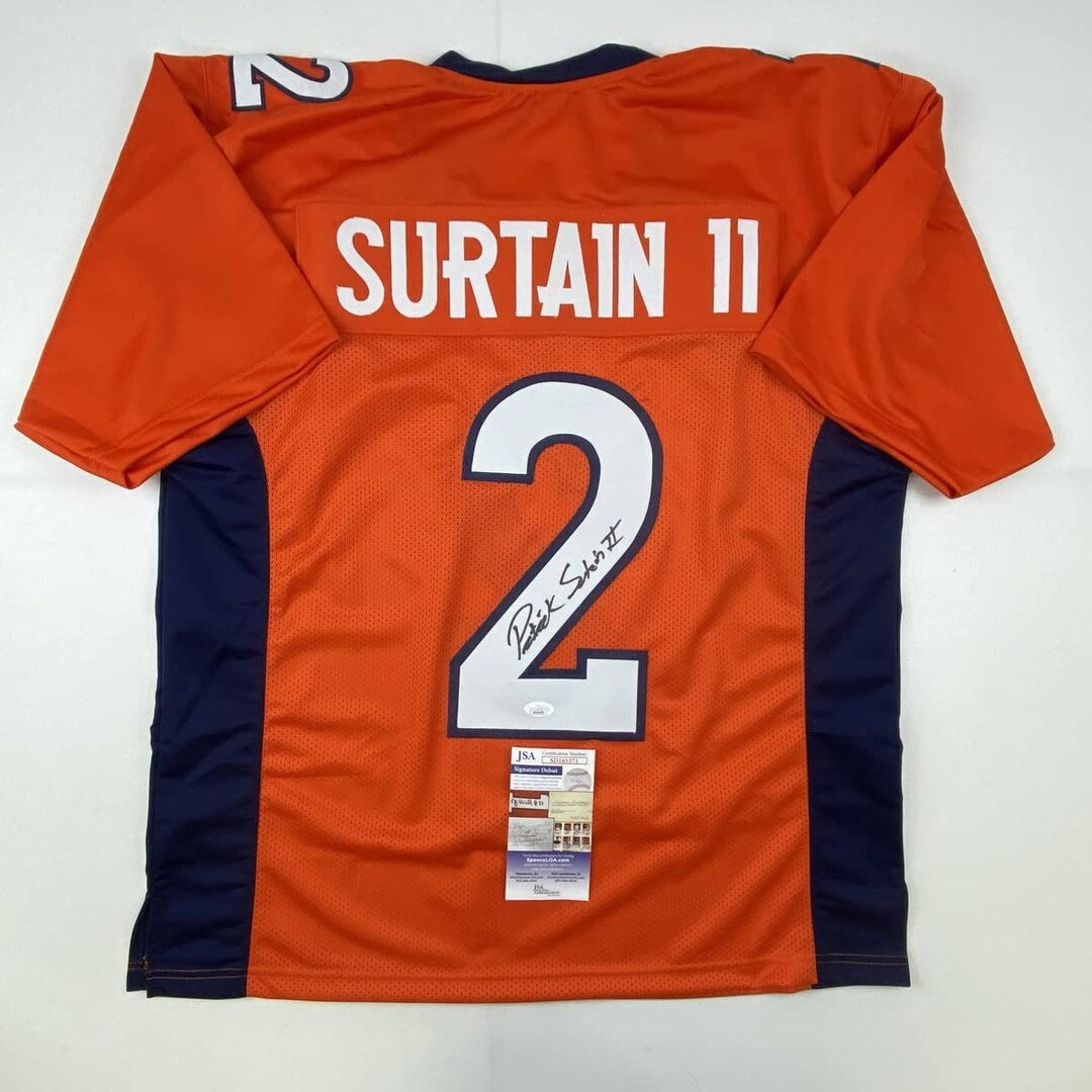 Autographed/signed Patrick Surtain II Denver Orange Jersey JSA COA - Etsy