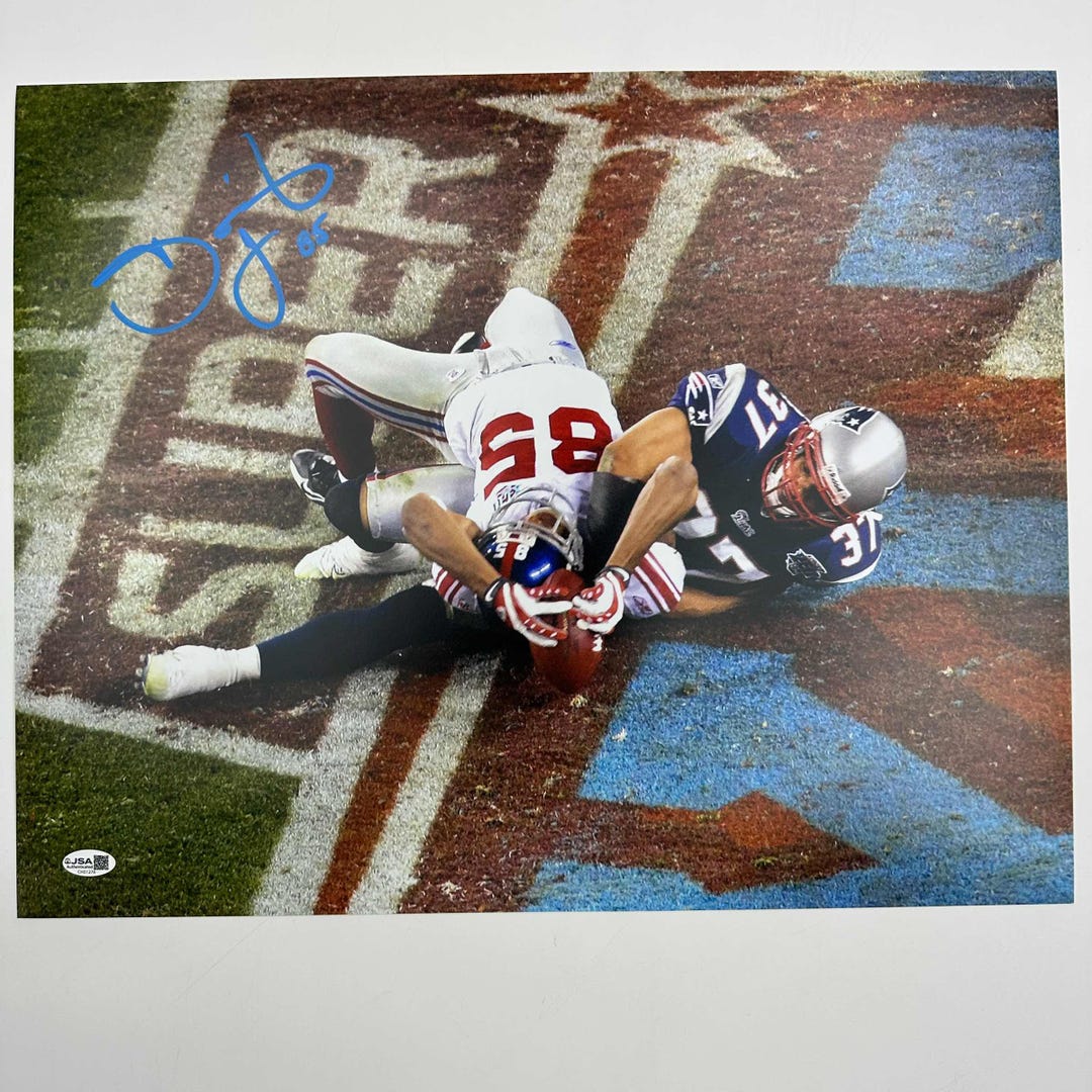 Autographed/signed David Tyree the Catch Super Bowl XLII New York ...