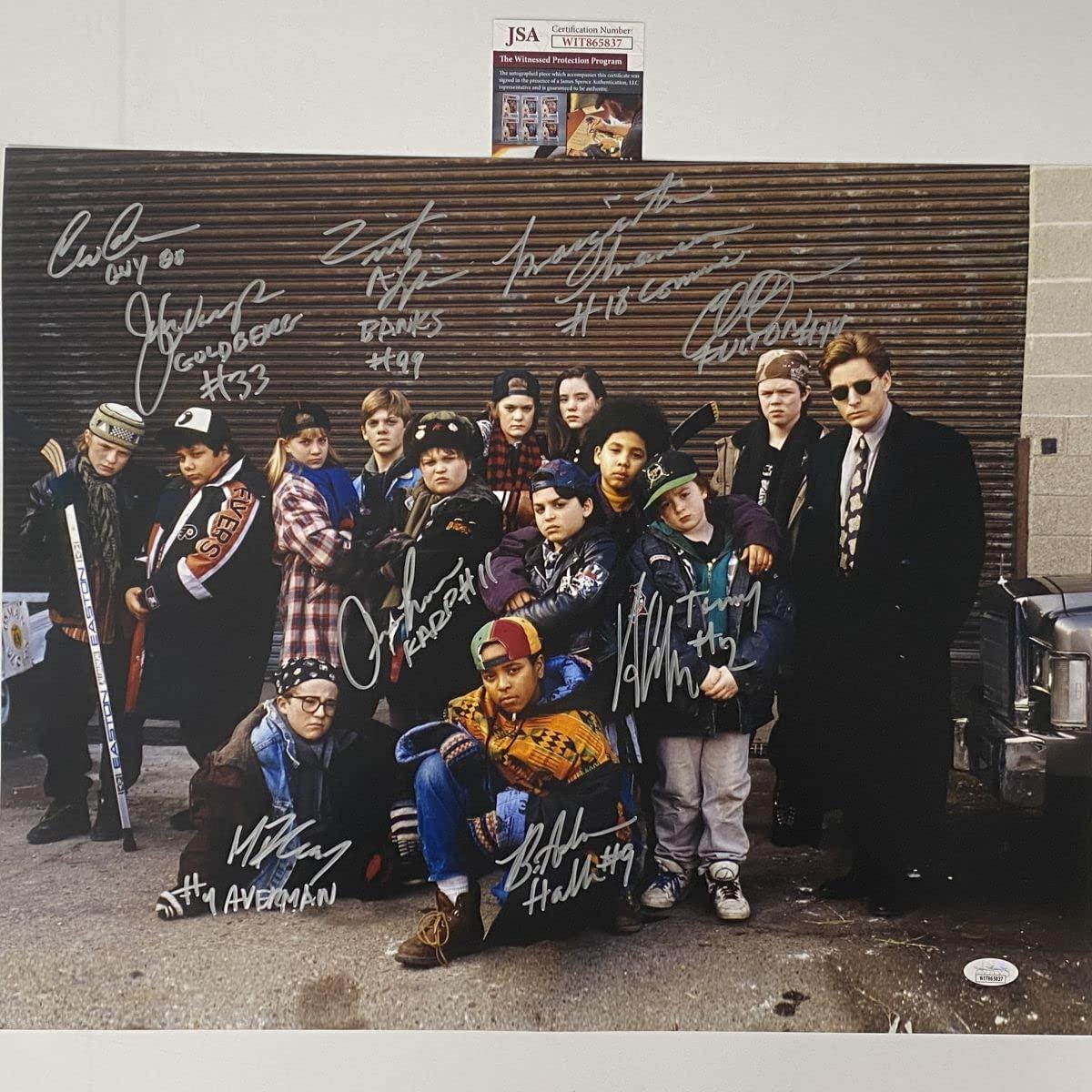 Autographed/signed the Mighty Ducks Movie 10x Cast Member Inscribed ...