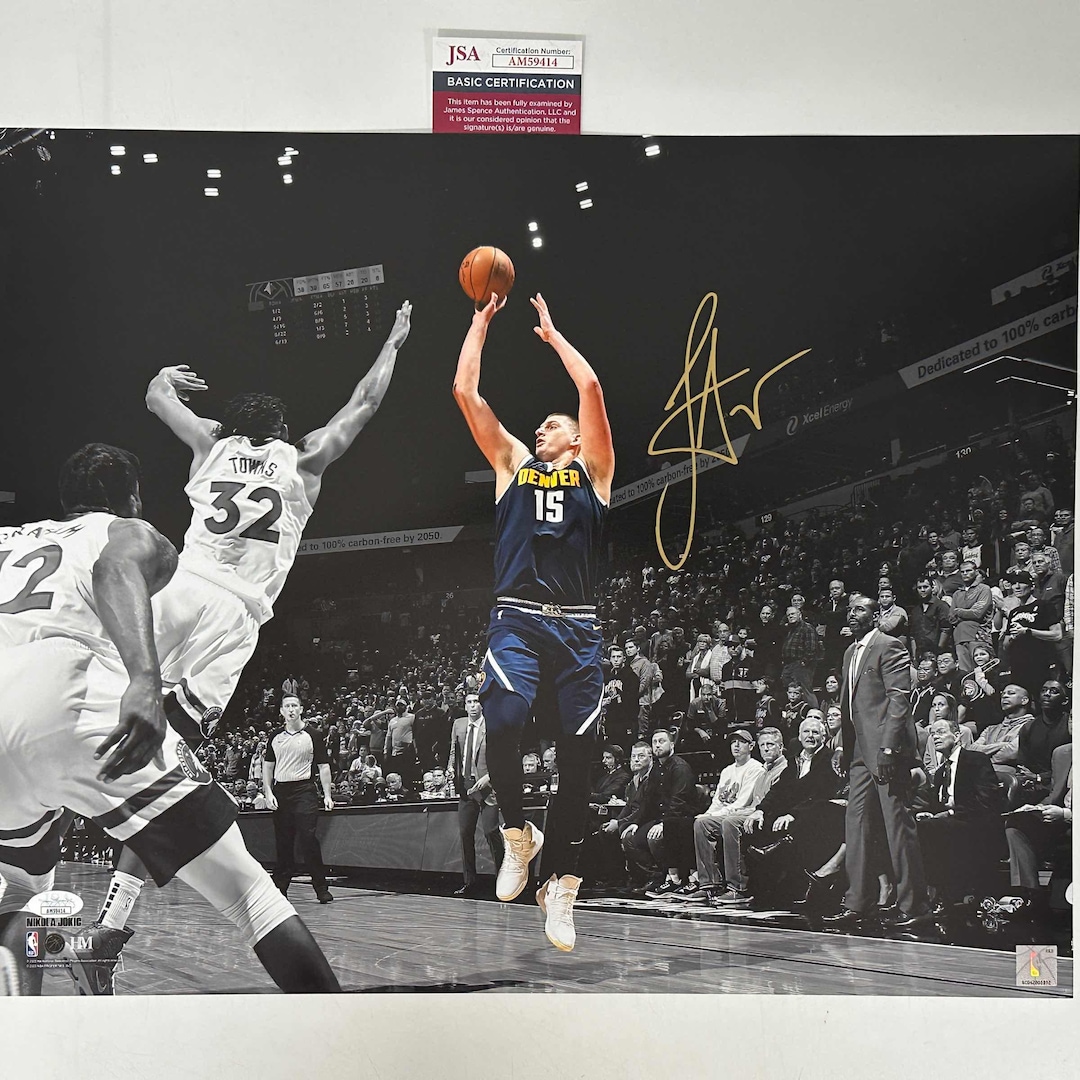 Autographed/signed Nikola Jokic Denver Nuggets 16x20 Basketball Photo ...