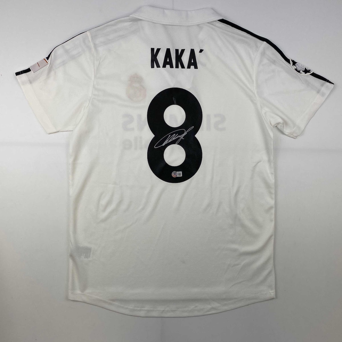 Autographed/signed Ricardo Kaka Real Madrid White Soccer Futbol Jersey ...