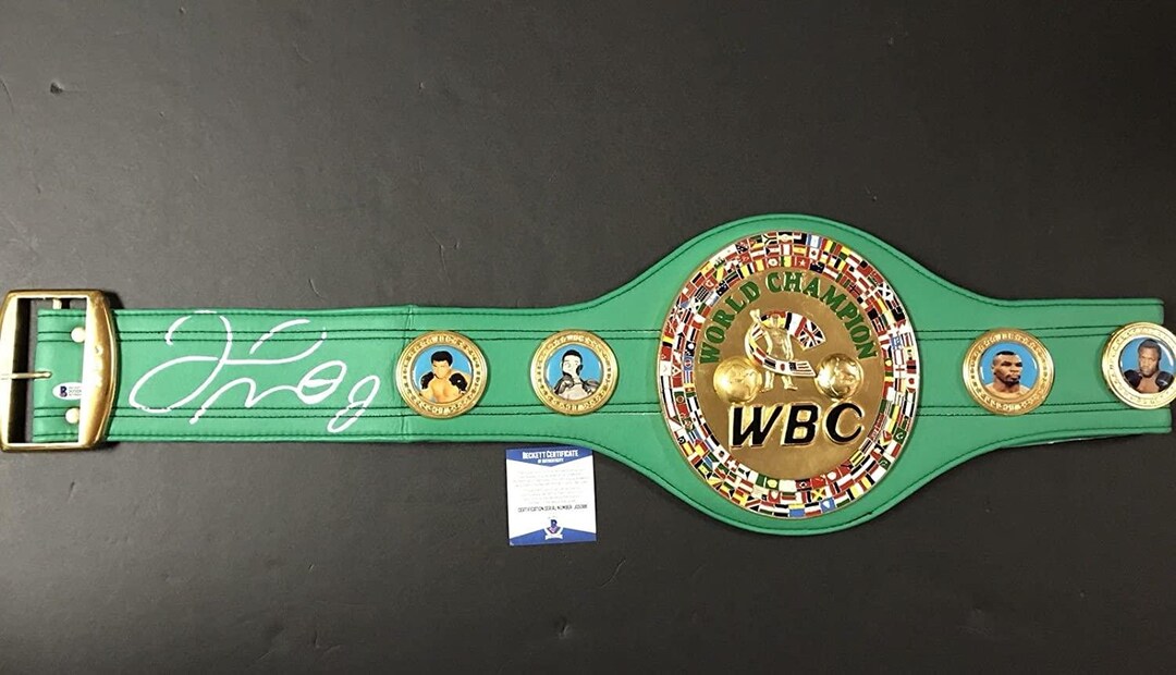 Autographed/signed Floyd Mayweather Jr. WBC Boxing Replica Championship Belt Beckett BAS COA - Etsy