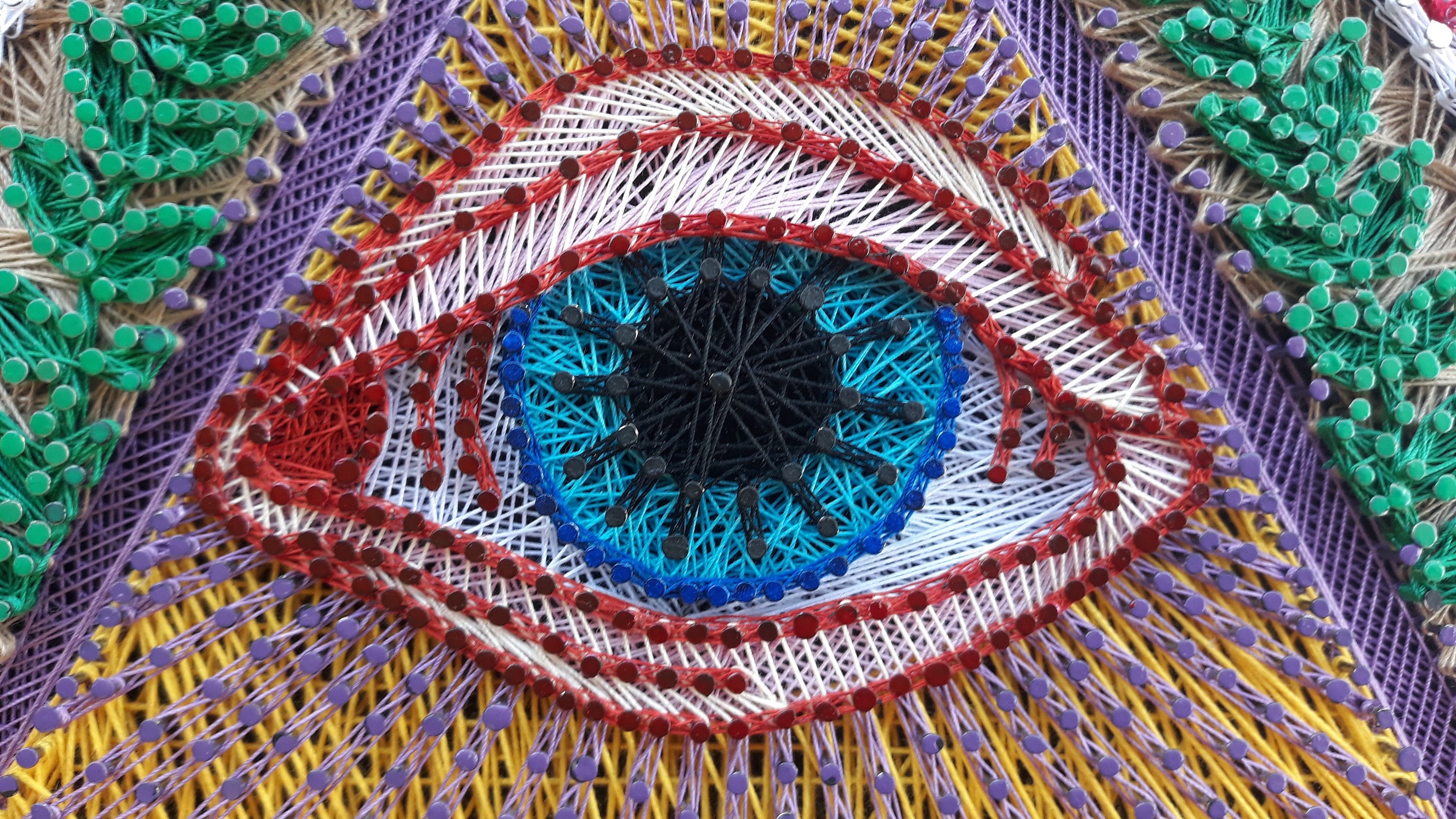 String Art All Seeing Eye Freemason Symbol All Seeing Eye Wall Decor ...