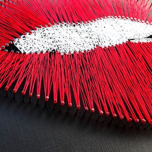 String Art KISS Wall Art Lips Romantic Home Decor Gift for - Etsy