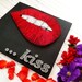String Art KISS Wall Art Lips Romantic Home Decor Gift for - Etsy