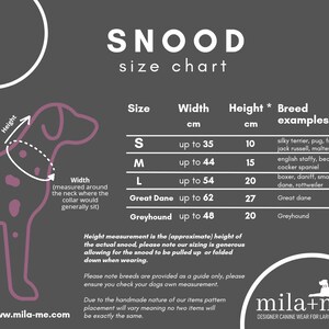 Milame 'THREDBO' Dog Sherpa Snood for Large & Giant Breeds - Etsy