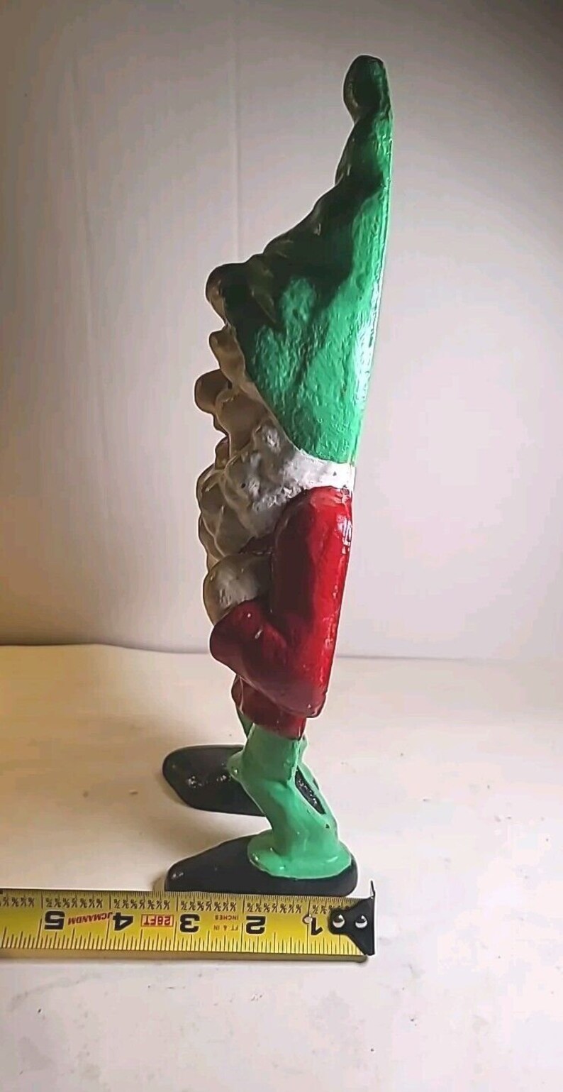 Super Rare Antique 1920s Cast Iron GNOME Doorstop Hubley Original Paint ...