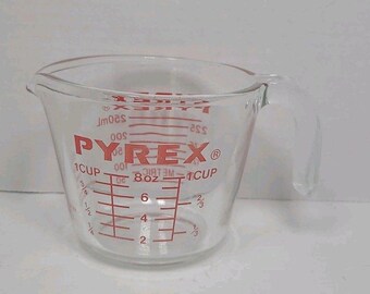 Vintage Pyrex 1 Cup Measuring Cup - #508 - 1970's - Etsy
