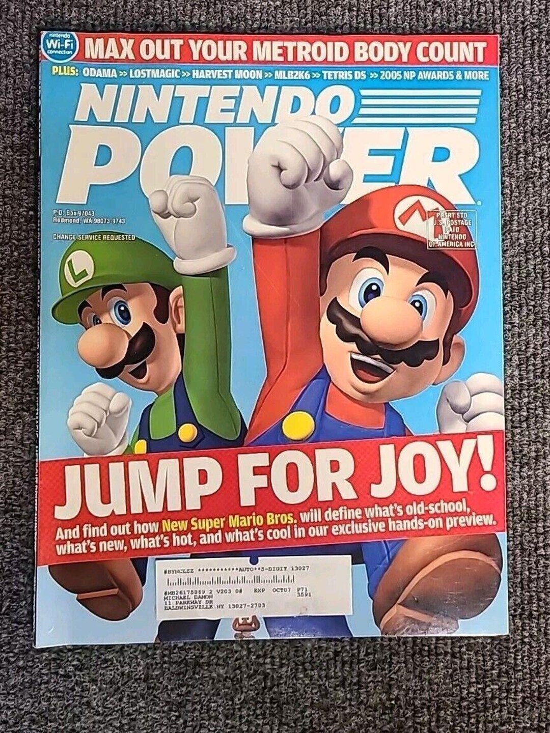 Nintendo Power Magazine Issue 203 May 2006 Mario & Luigi W/odama ...
