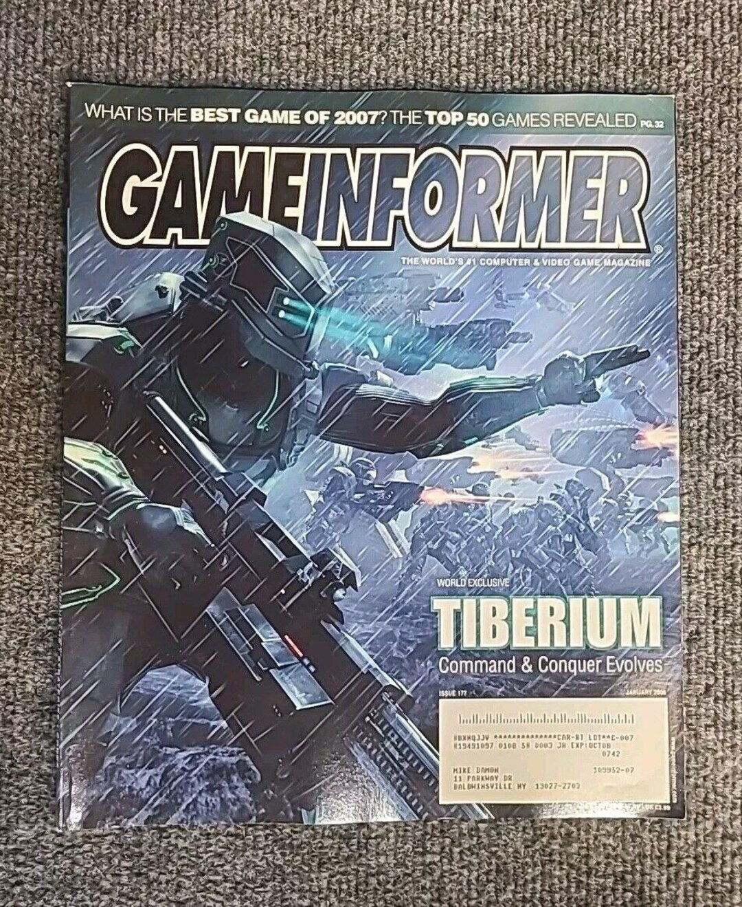 Game Informer Magazine Issue 177, January 2008 Tiberium Stragety Guide ...