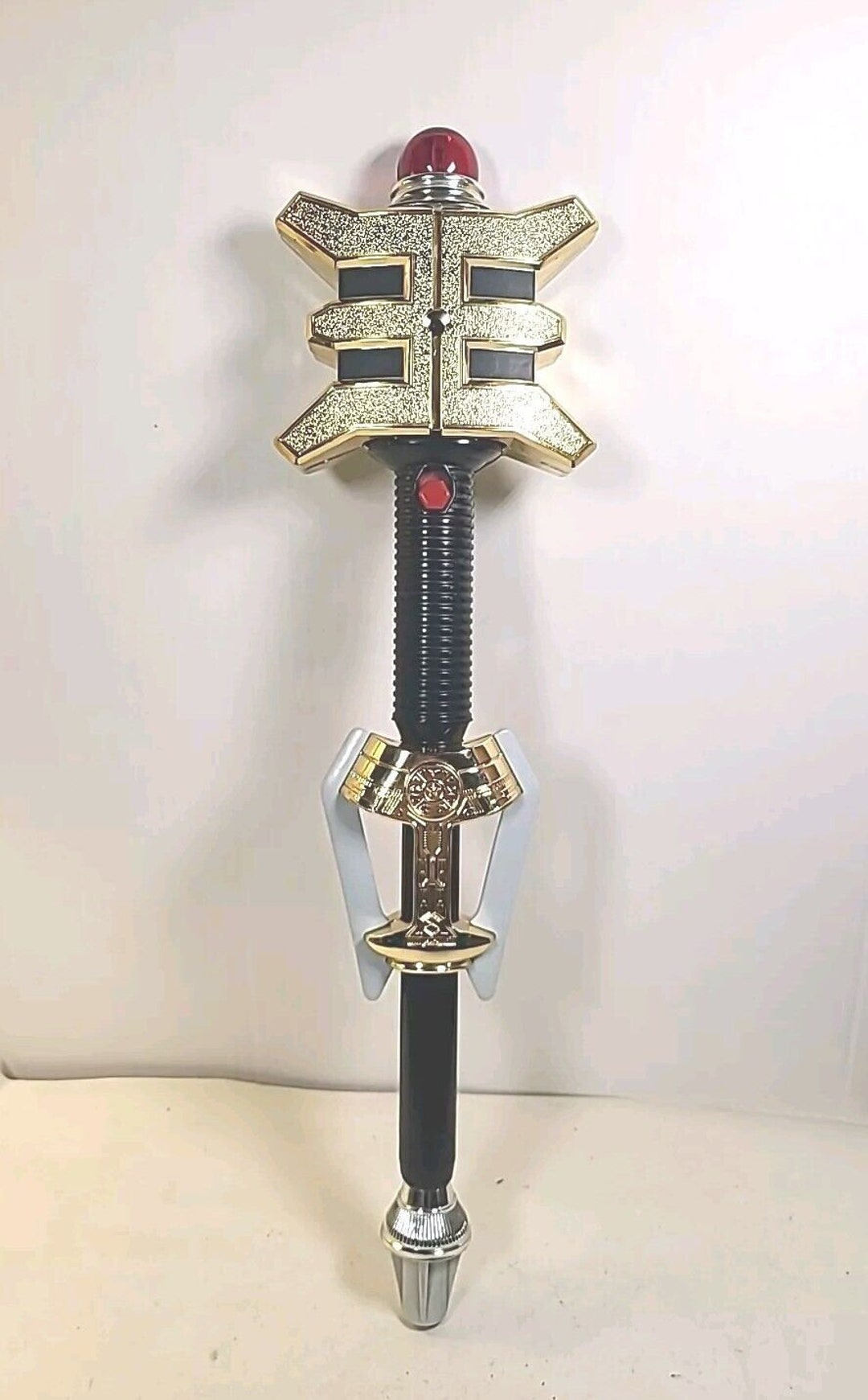 Power Rangers Zeo Vintage Gold Ranger Staff Toy 1996 Bandai 90s Tested ...