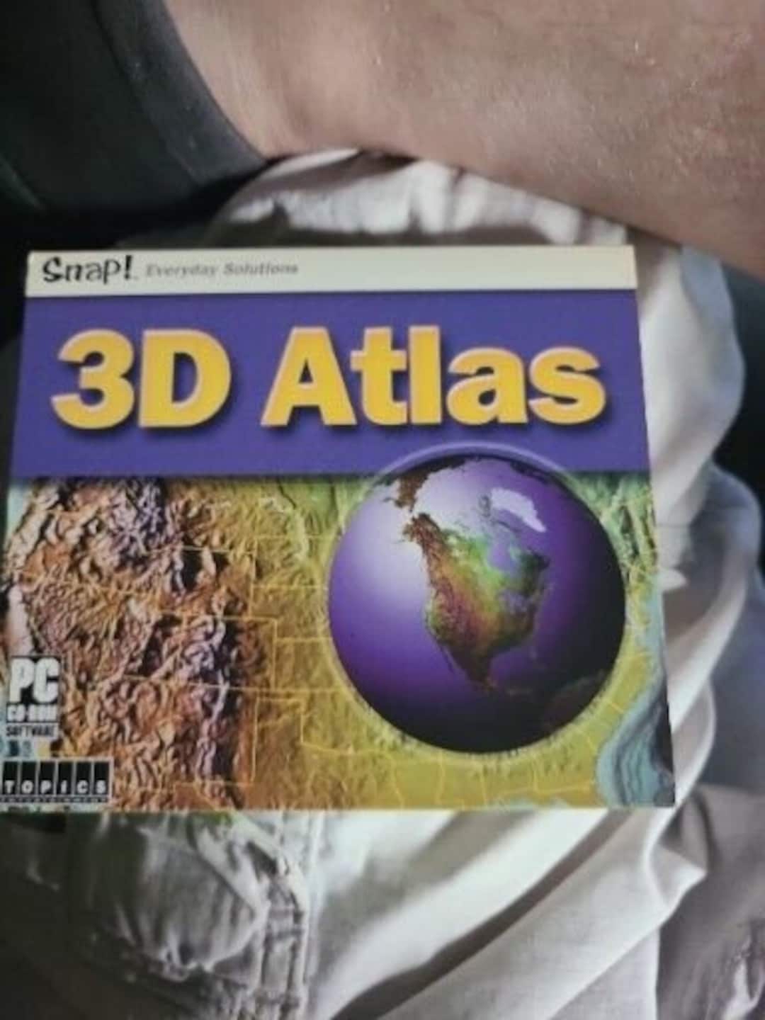 Vintage 2003 3D ATLAS PC Cd-rom Software by Snap Windows 95 98 1.6 M ...