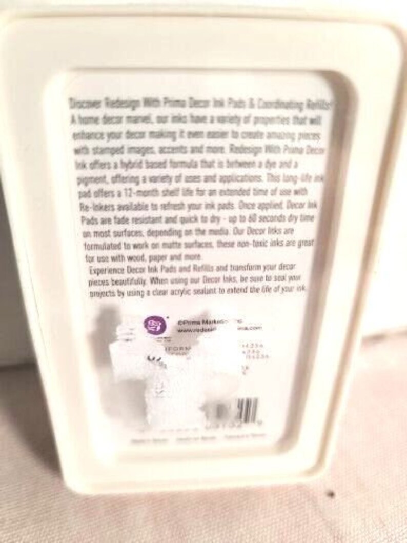 Redesign With Prima Decor Ink Pads White Magnetic New Factory Sealed - Etsy